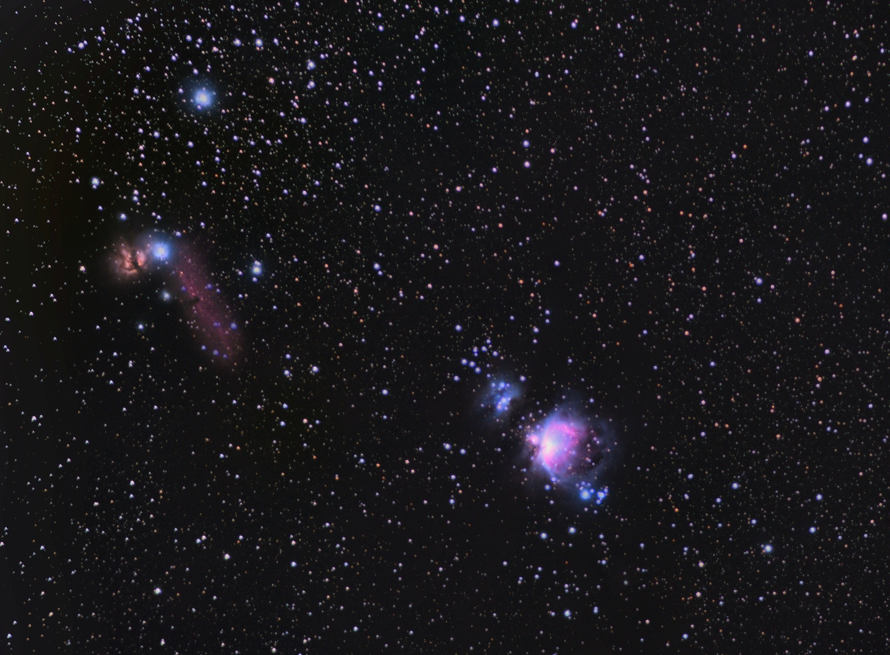 Orion: Ahorn-. Pferdekopf- und gr. Orionnebel | d-pixx.de Forum
